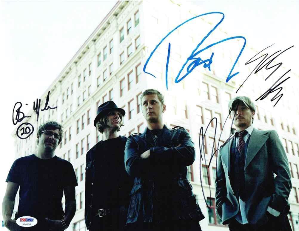 Matchbox 20 Group Signed 11x14 Photo Certified Authentic PSA/DNA COA