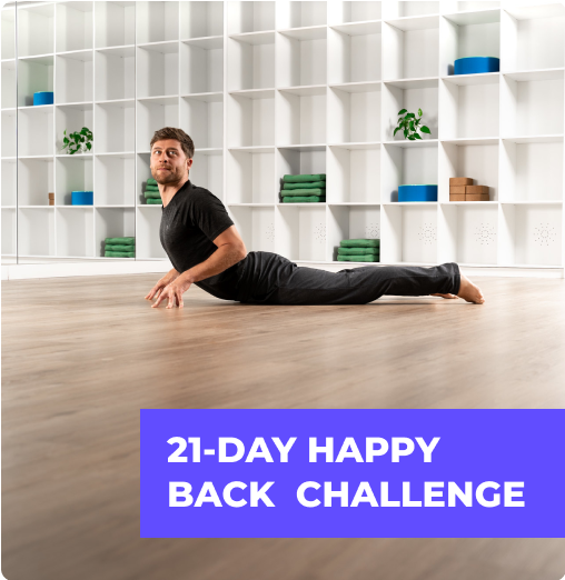 21-Day Happy Back Challenge - Online Course w/Lucas Rockwood